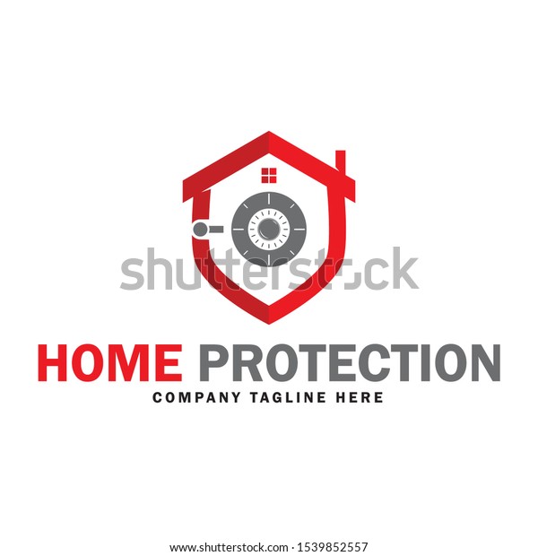 Home Protection Logo Template Your Business Stock Vector (Royalty Free ...