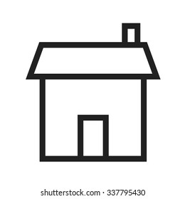 Home Room House Icon Vector Image Stock Vector (Royalty Free) 337795430 ...