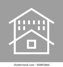 Home Room House Icon Vector Image Stock Vector (Royalty Free) 350855864 ...