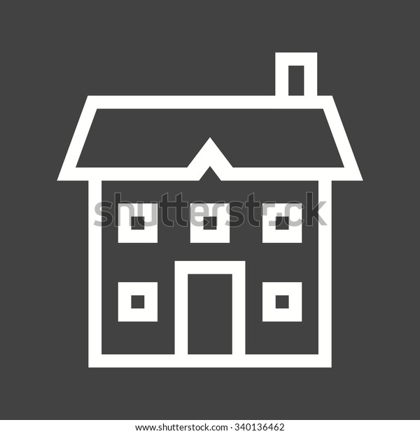 Home Room House Icon Vector Image Stock Vector (Royalty Free) 340136462 ...