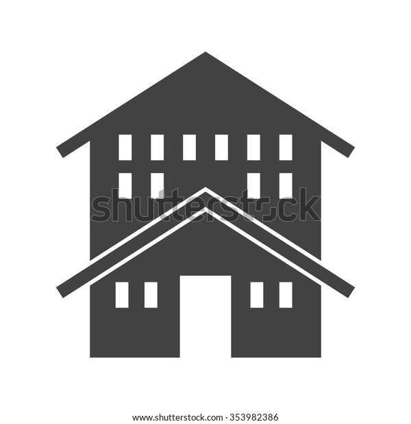 Home Room House Icon Vector Image Stock Vector (Royalty Free) 353982386 ...