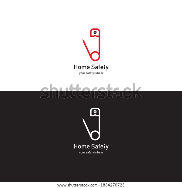 Home Safety Logo Vector Stock Vector (Royalty Free) 1834270723 ...