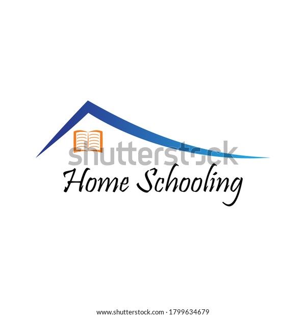 Home School Logo Icon Vector Illustration Stock Vector (Royalty Free ...