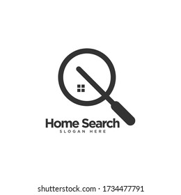 Home Search Logo Design Template Stock Vector (Royalty Free) 1734477791 ...