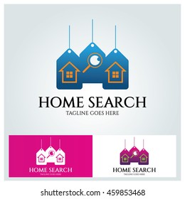 Home Search Logo Design Template Vector Stock Vector (Royalty Free ...