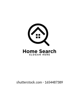 Searching Home Logo Icon Vector Stock Vector (Royalty Free) 1224087778 ...