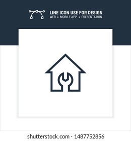Home Service Icon Design Vector Illustration Stock Vector (Royalty Free ...