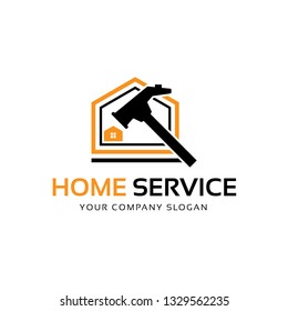 Home Service Logo Stock Vector (Royalty Free) 1329562235 | Shutterstock