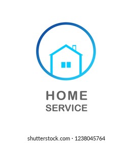 Home Service Logo Icon Vector Stock Vector (Royalty Free) 1238045764 ...