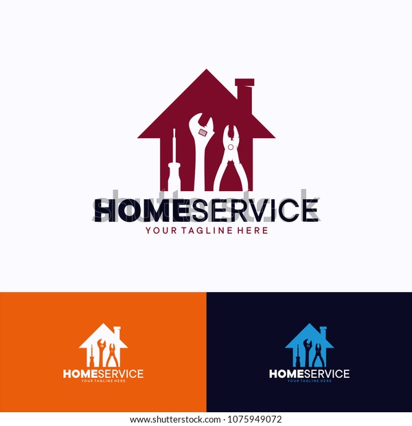 Home Service Logo Template Design Creative Stock Vector (Royalty Free ...