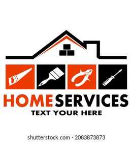 Home Service Vector Logo Template Illustrationthis Stock Vector ...