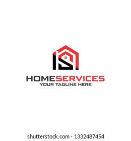 Home Services Logo Stock Vector (Royalty Free) 1332487454 | Shutterstock