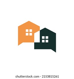 Home Share Logo Flat Design Stock Vector (Royalty Free) 2153815261 ...
