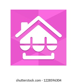 Home Shop App Icon Stock Vector (Royalty Free) 1228596304 | Shutterstock