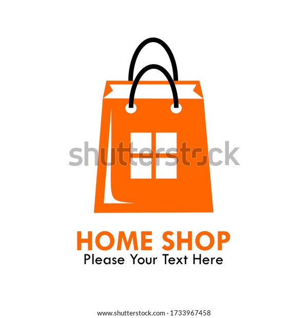 Home Shop Logo Design Template Illustration Stock Vector (Royalty Free ...