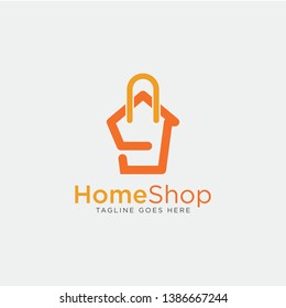 Home Shop Logo Vector Logo Template Stock Vector (Royalty Free ...