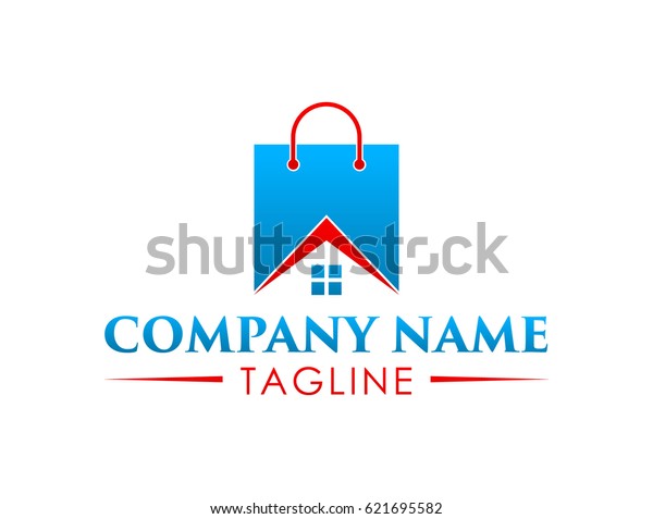 Home Shop Store Abstract Logo Stock Vector (Royalty Free) 621695582 ...