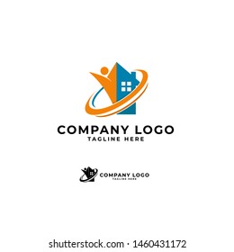 Home Solutions Logo Vector Icon Ilustration Stock Vector (Royalty Free ...