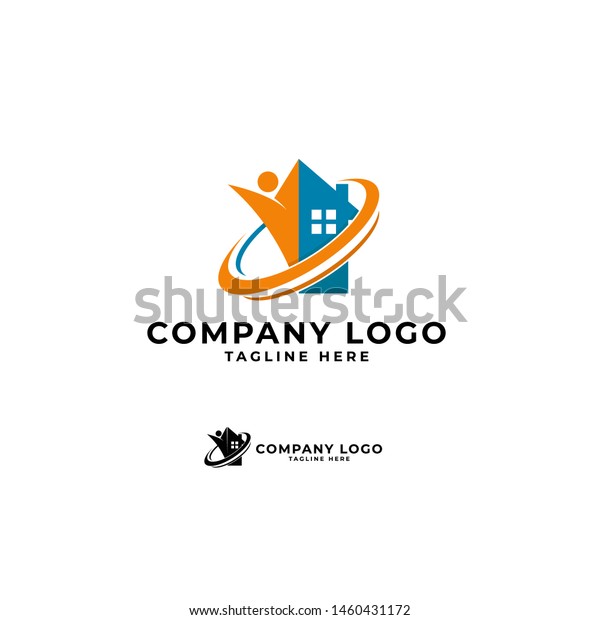Home Solutions Logo Vector Icon Ilustration Stock Vector (Royalty Free ...