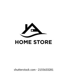Home Store Logo Design Templates Stock Vector (Royalty Free) 2155633281 ...