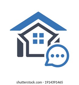 Home Support Icon Vector Illustration Stock Vector (Royalty Free ...