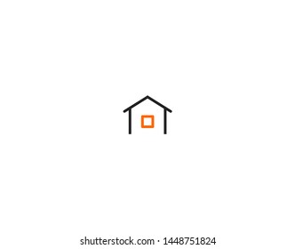 Home Symbol Version 2 Minimalist Flat Stock Vector (Royalty Free ...