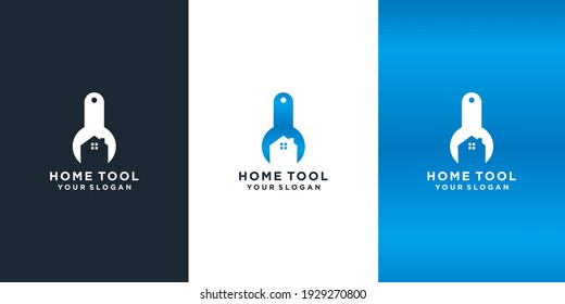 Home Tool Logo Design Vector Stock Vector (Royalty Free) 1929270800 ...