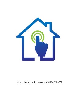 Home Touch Logo Stock Vector (Royalty Free) 728573542 | Shutterstock