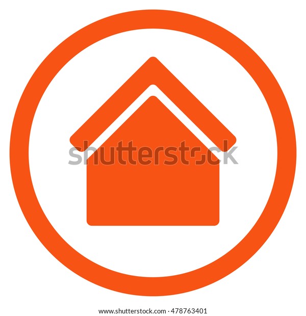 Home Vector Rounded Icon Image Style Stock Vector (Royalty Free ...