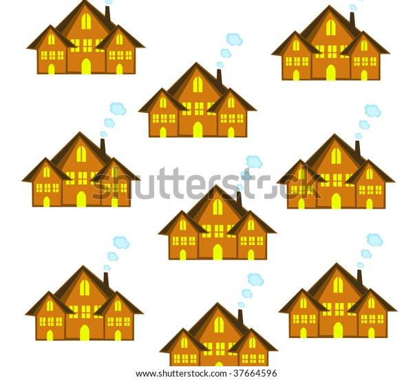 Home Wallpaper Stock Vector (Royalty Free) 37664596 | Shutterstock