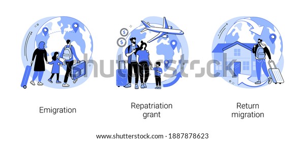 Homeland Abstract Concept Vector Illustration Set Stock Vector (Royalty ...