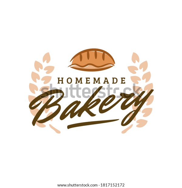 Homemade Bakery Logo Symbol Label Badge Stock Vector (Royalty Free ...