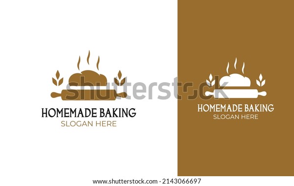 Homemade Baking Logo Design Symbol Bread Stock Vector (Royalty Free ...