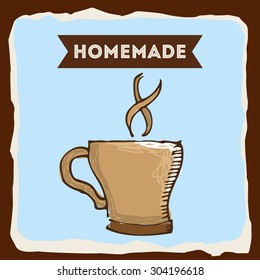 Homemade Concept Design Vector Illustration Eps10 Stock Vector (Royalty ...