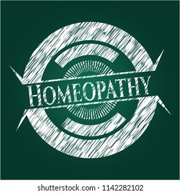 Homeopathy Chalk Emblem Stock Vector (Royalty Free) 1142282102 ...