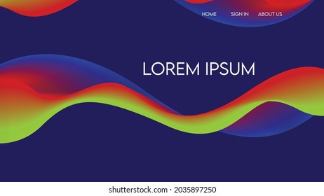 Homepage Background Website Design Template Background Stock Vector ...