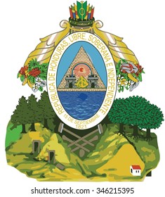 161 Honduras coat of arms Images, Stock Photos & Vectors | Shutterstock