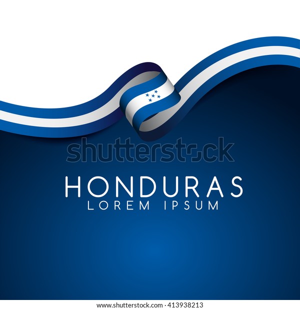 Honduras Flag Ribbon Vector Illustration Stock Vector (Royalty Free ...
