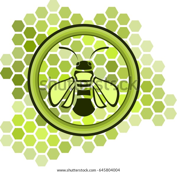 Honey Bee Hive Vector Illustration Stock Vector (Royalty Free ...