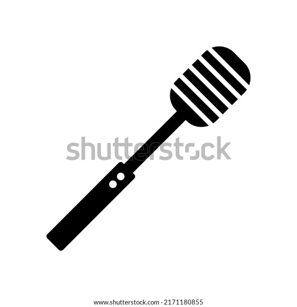 Honey Dipper Vector Isolated Glyph Icon Stock Vector (Royalty Free ...