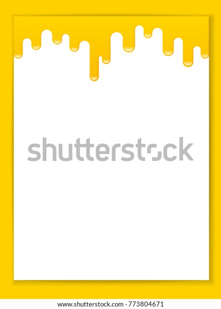 Honey Paper Template Vector Stock Vector (Royalty Free) 773804671 ...