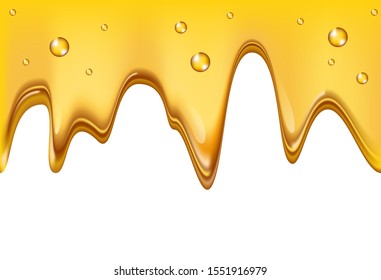 Honey Splash Dripping Sweet Drops Design Stock Vector (Royalty Free ...