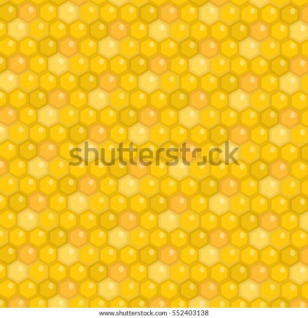 Honeycomb Background Honey Texture Wallpaper Vector Stock Vector ...