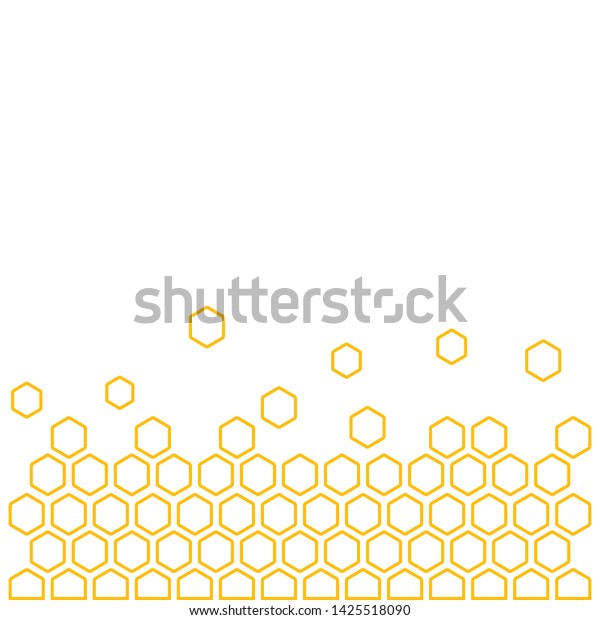 Honeycomb Background Texture Illustration Concept Design Stock Vector ...