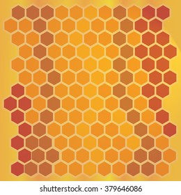 Honeycomb Background Wallpaper Pattern Card Stock Vector (Royalty Free ...
