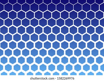Honeycomb Blue Abstract Background Vector Illustration Stock Vector ...