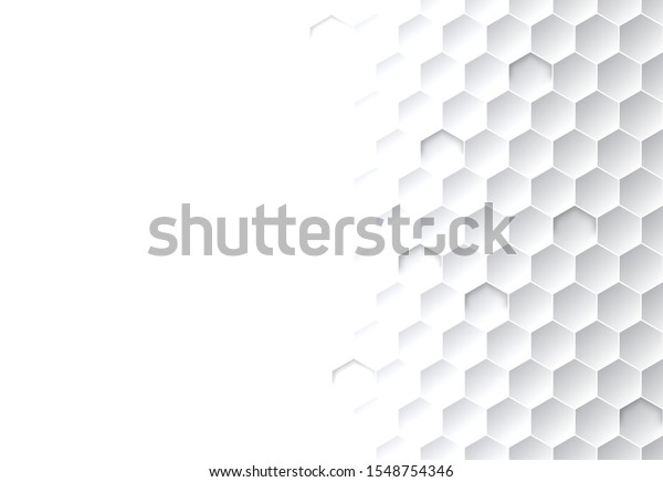 Honeycomb Grey Background Vector Illustration Stock Vector (Royalty ...