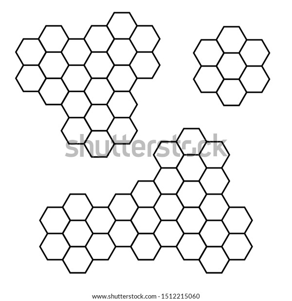 Honeycomb Icon Vector Simple Honeycomb Design Stock Vector (Royalty ...