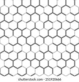 Honeycomb Pattern Perfectly Repeatable Stock Vector (Royalty Free ...