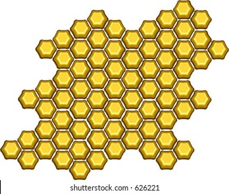 Honeycomb Vector Stock Vector (Royalty Free) 626221 | Shutterstock